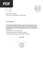 Ejemplo De Constancia De Asistencia Pdf