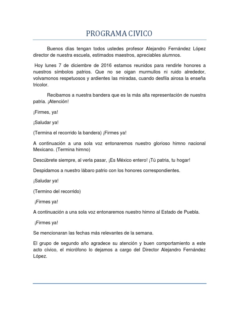 Programa Civico | PDF