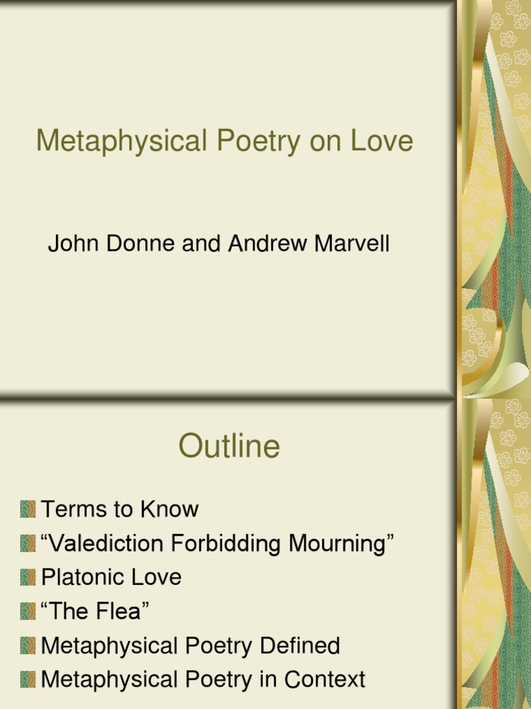 Metaphysical Poetry: Love & Wit | PDF | Poetry | Science