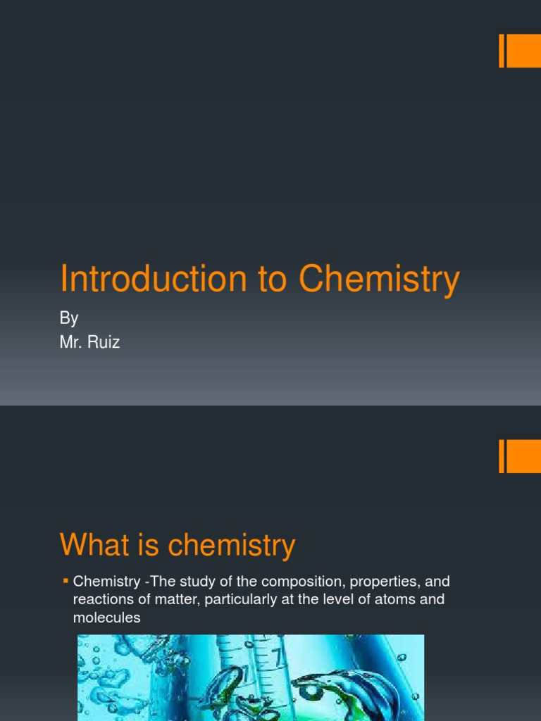 Introduction to Chemistry Basics | PDF | Atomic Physics | Chemical Elements