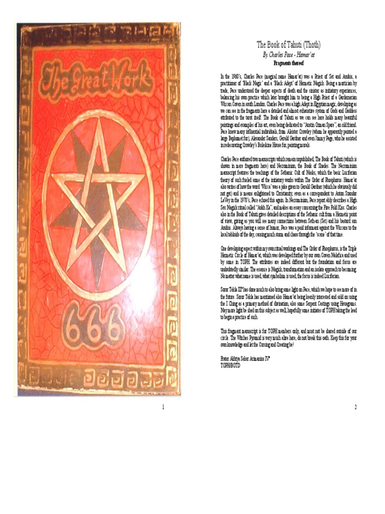 The Book of Tahuti | PDF