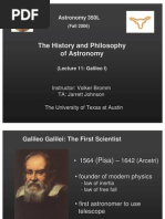 Galileo Questions | PDF | Galileo Galilei | Astronomy