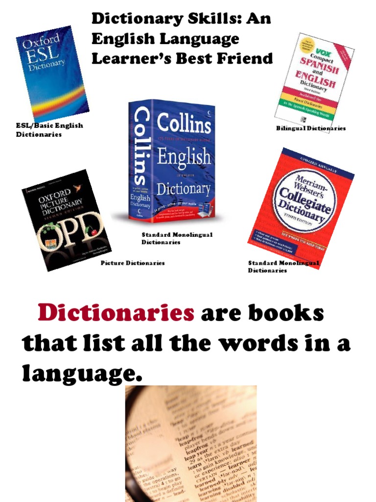 How To Use A Dictionary Powerpoint | Download Free PDF | Dictionary ...