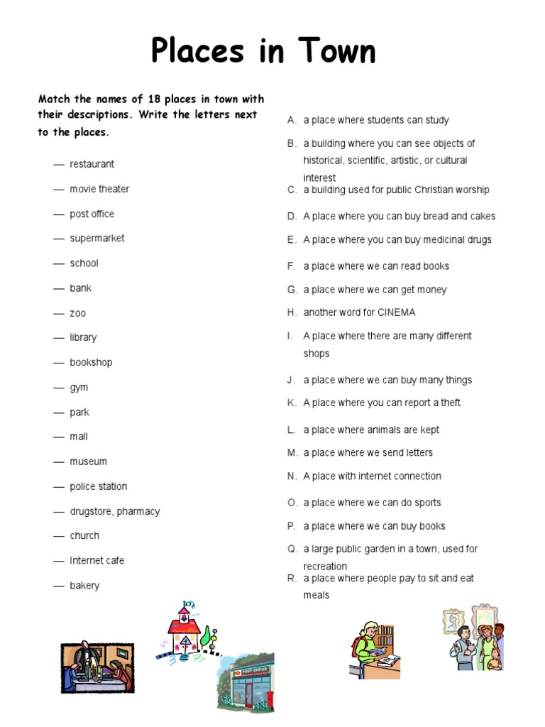 Places in Town Descriptions | PDF