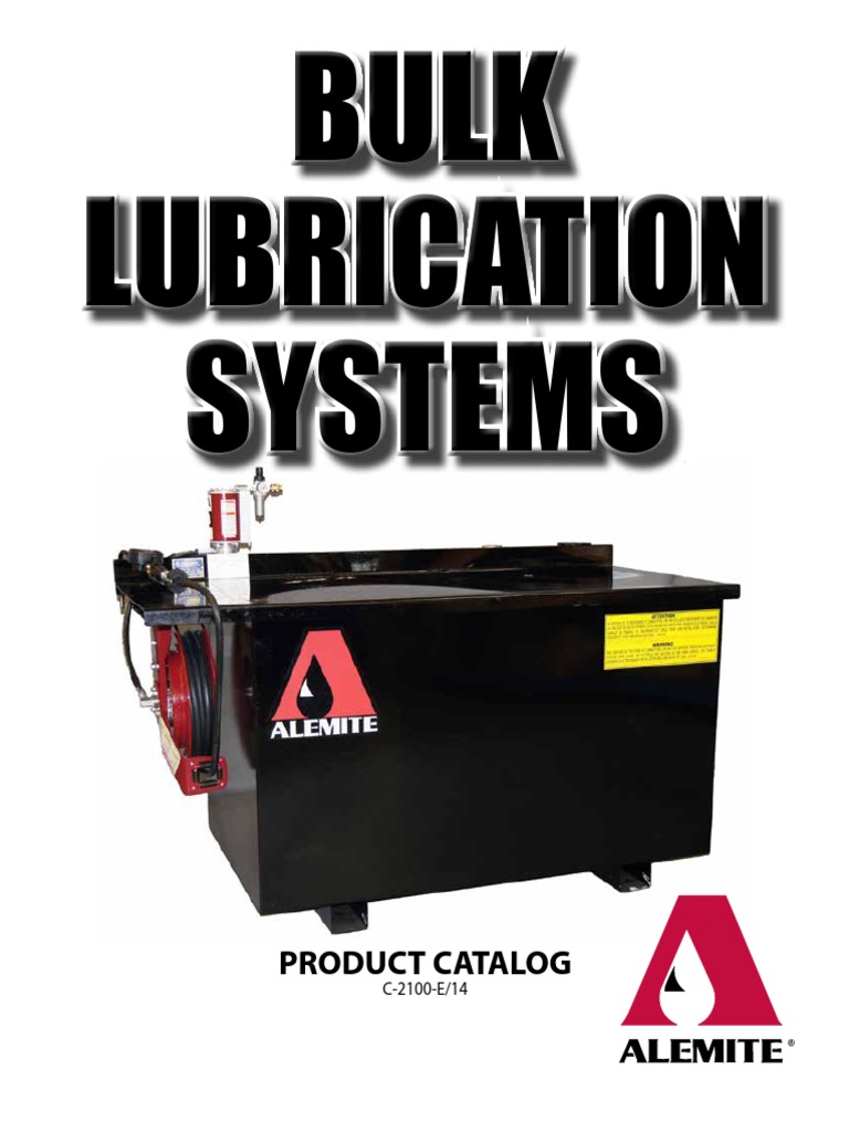 Bulk Lubrication Systems Catalog | PDF | Tap (Valve) | Pump