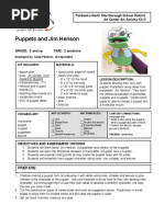 Ben's Paper Puppets - Jeffy Paper Puppet Template © Ben Stanley 2024 | PDF