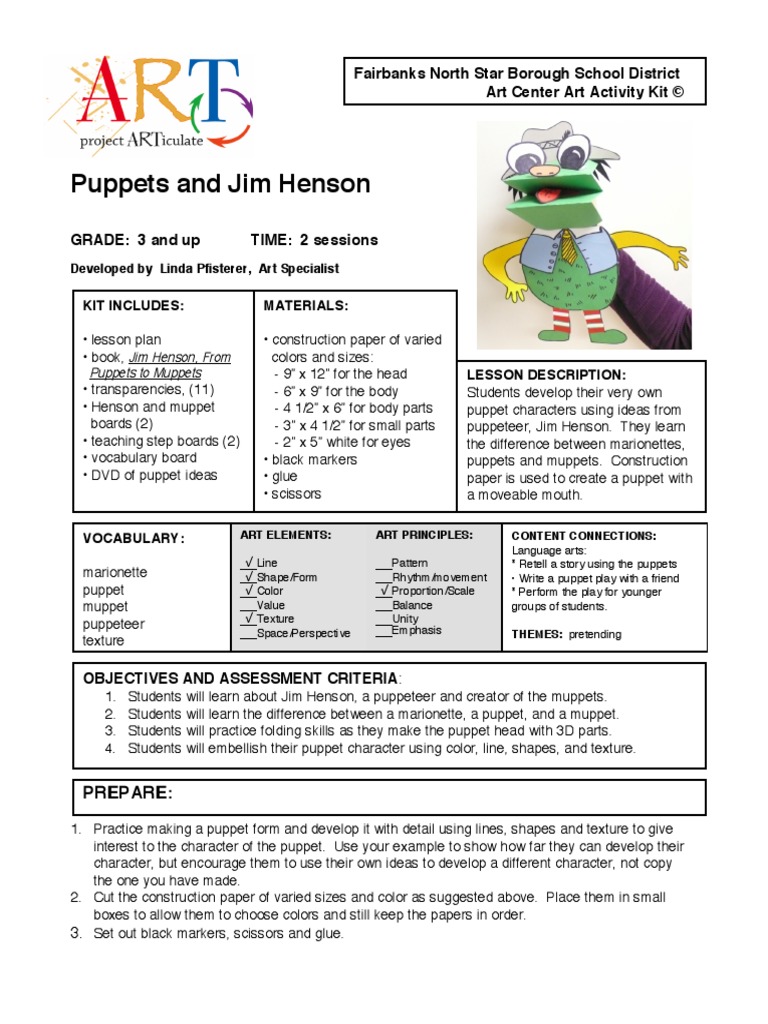 puppetsAndJimHenson PDF | Download Free PDF | The Muppets | Puppetry