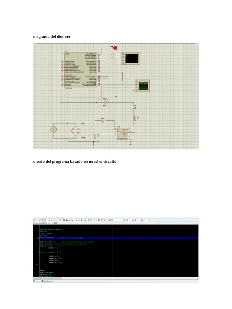 Diagrama Del Dimmer | PDF