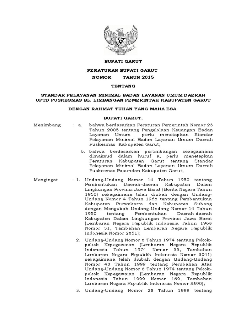 SPM UPTD Puskesmas Bl. Limbangan | PDF | Ilmu Sosial