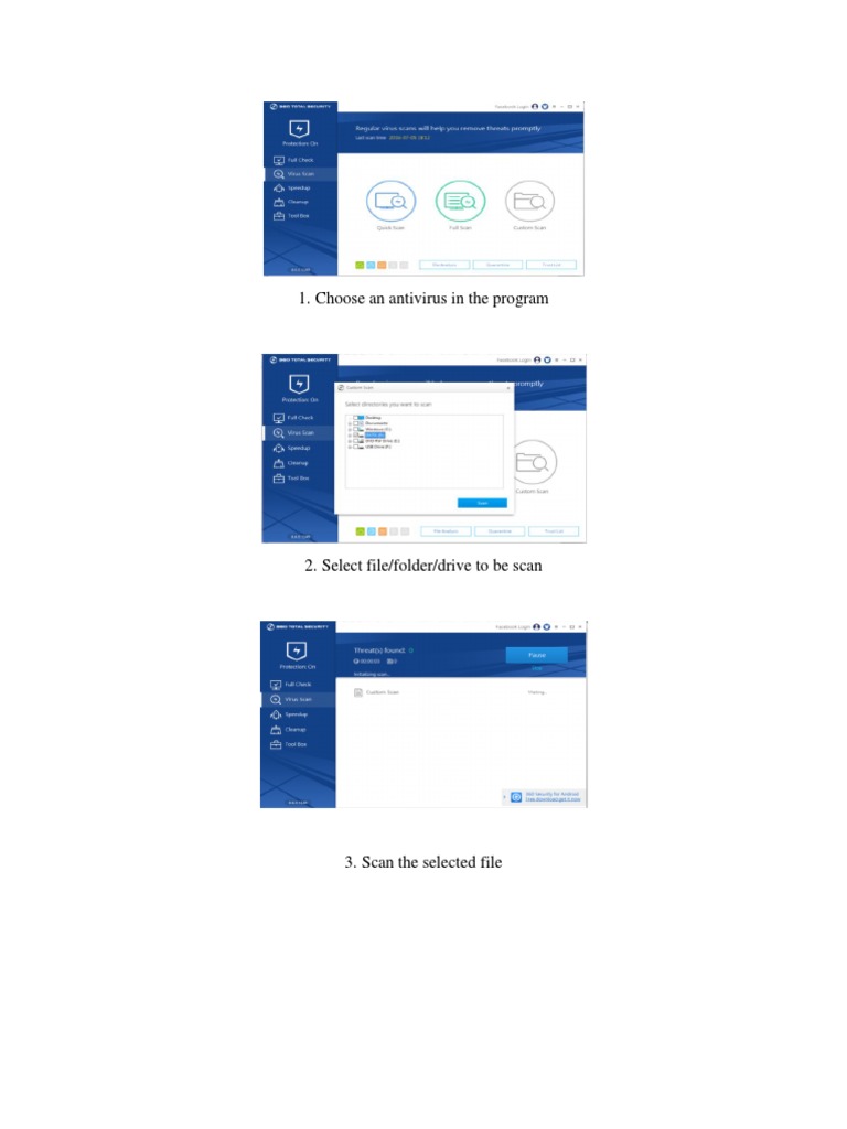 Choose An Antivirus in The Program | PDF | Wellness | Computers