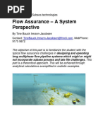 Flow Assurance Problems | PDF | Corrosion | Pipeline Transport