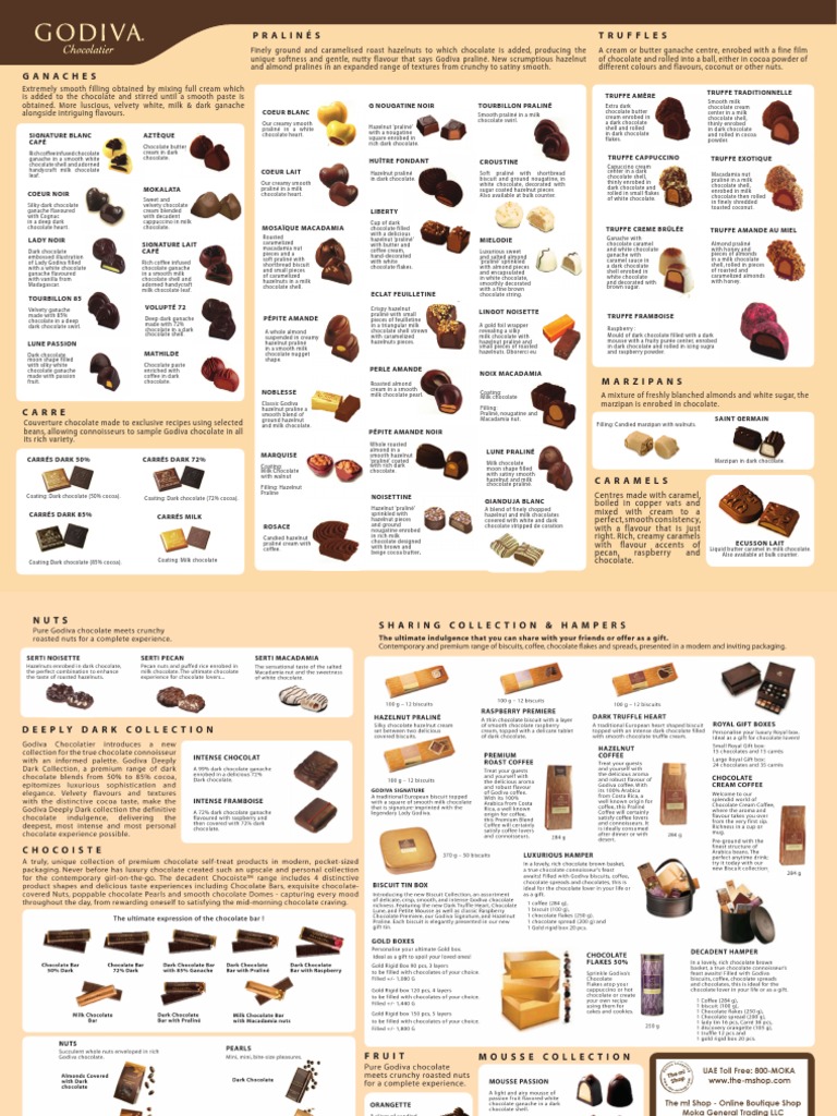 Godiva PDF | Download Free PDF | Chocolate | Sugar Confectionery