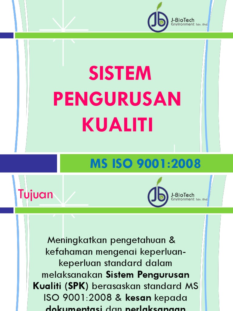 Sistem Pengurusan Kualiti | PDF