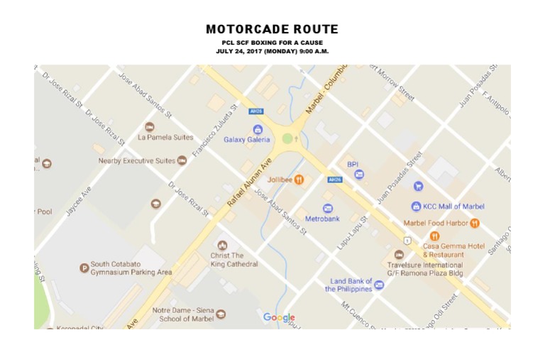 Motorcade Route | PDF