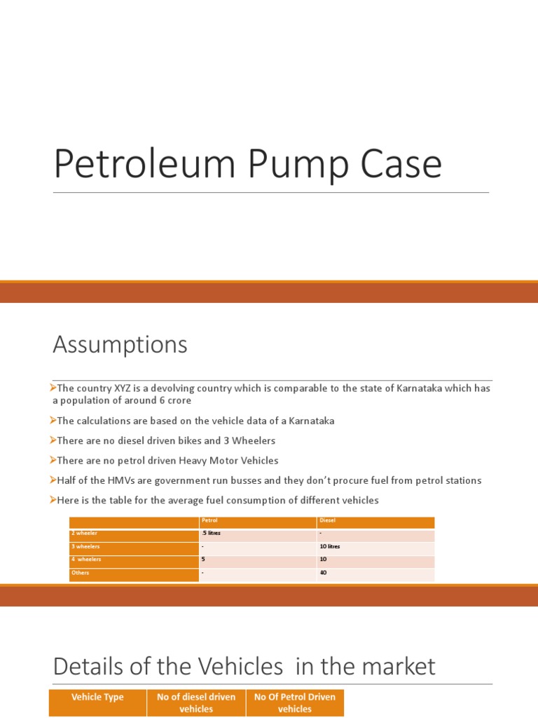 Petrol Pump Market Analysis in XYZ | PDF