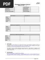 Tem-290 Process Validation Protocol Template Sample | PDF ...
