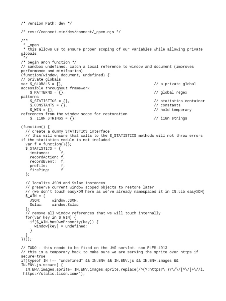 Framework | PDF | C (Programming Language) | Scope (Computer Science)