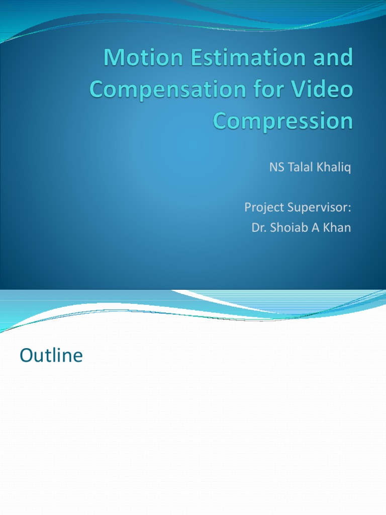 Motion Estimation in H.264 Encoder | PDF | Data Compression | Algorithms