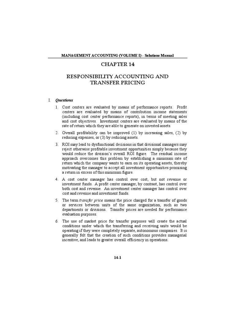 Chapter 14 Answer Pdf Download Free Pdf Profit Accounting Revenue