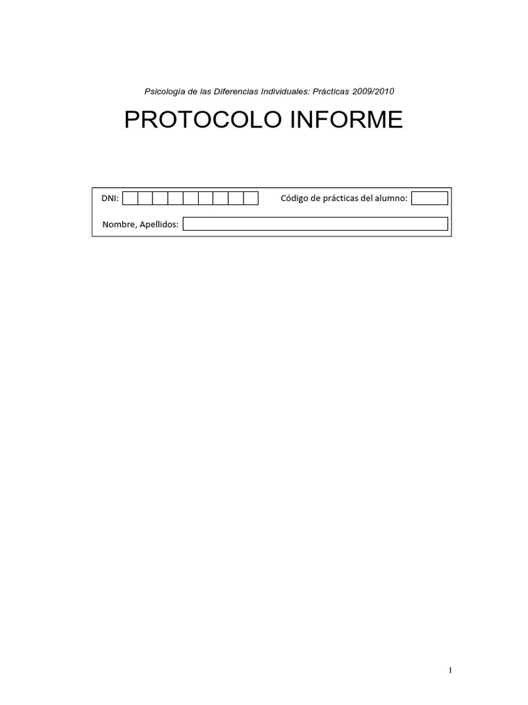 Protocolo - Informe Neo Ffi PDF | PDF | Rasgos de personalidad | Teorías psicologicas