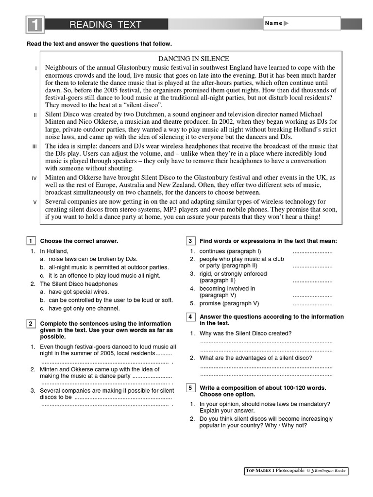 Reading Text 1 PDF | PDF