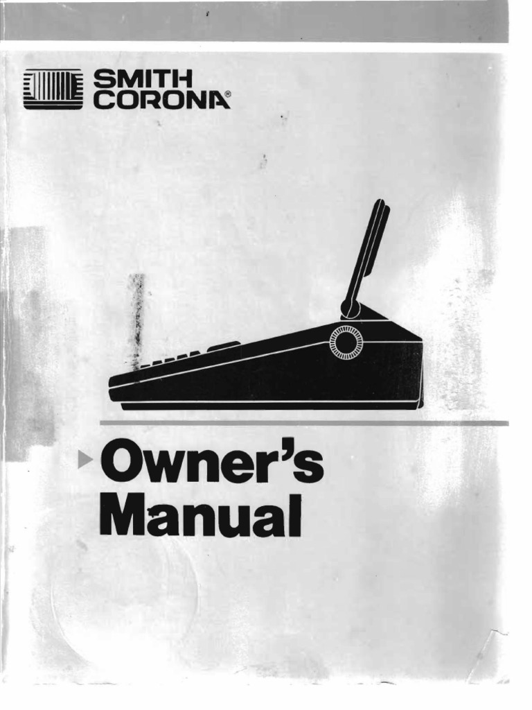 Smith Corona Pwp3 Manual Pdf Computer Keyboard Electromagnetic