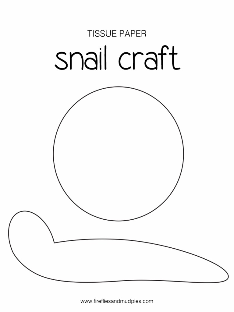 Tissue Paper Snail Craft | PDF