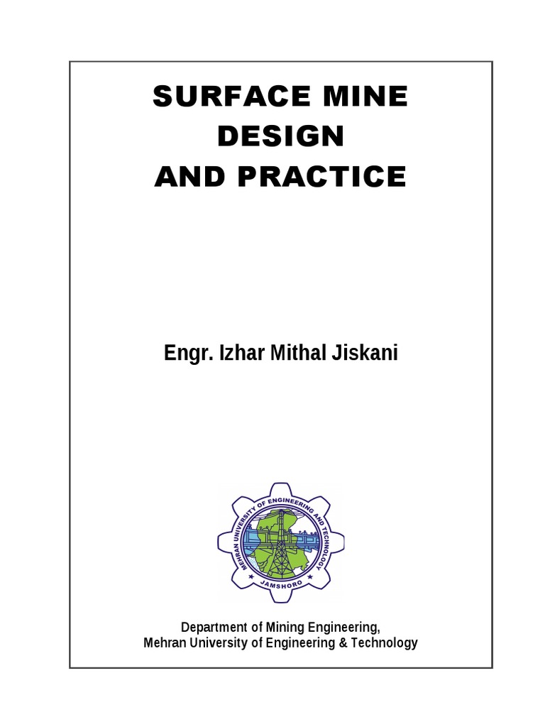 Surface Mine Design and Practice | PDF | Coal Mining | Mining