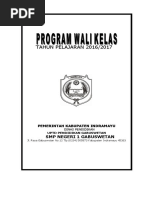 Program Kerja Wali Kelas | PDF