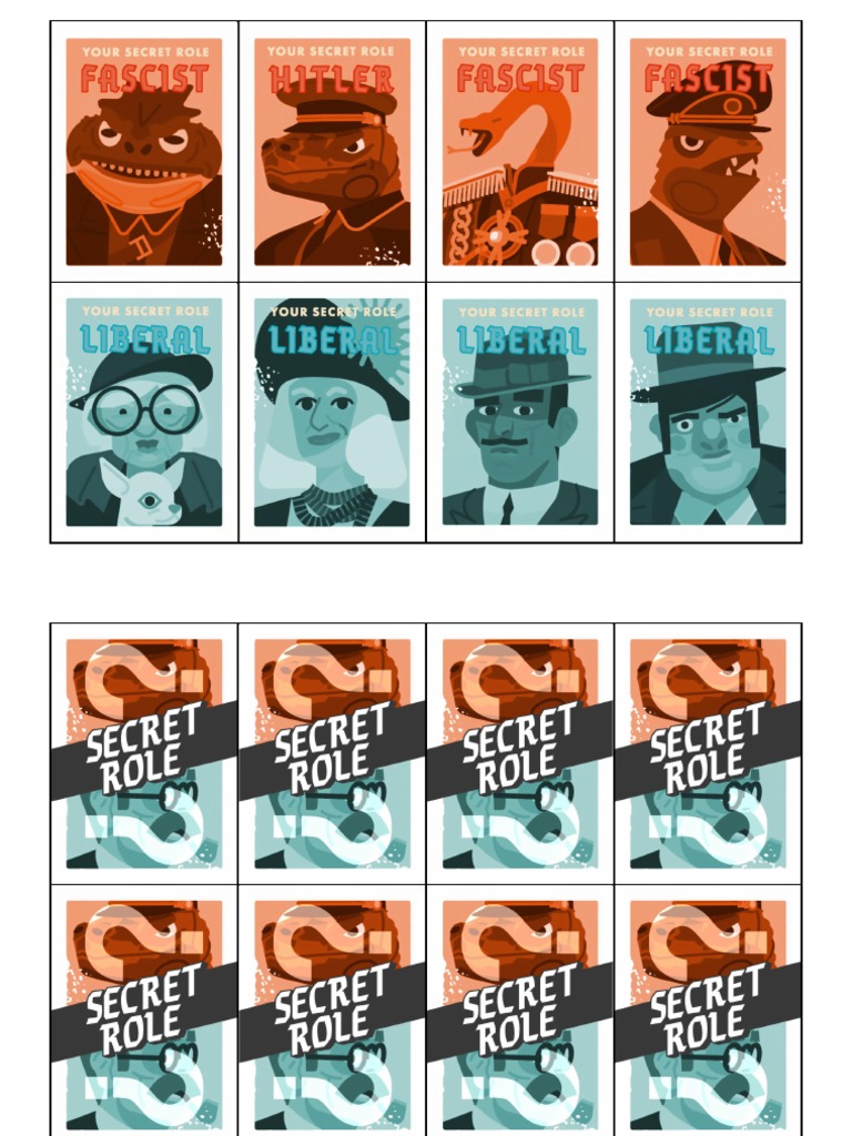 Secret Hitler PNP Color With Backface | PDF