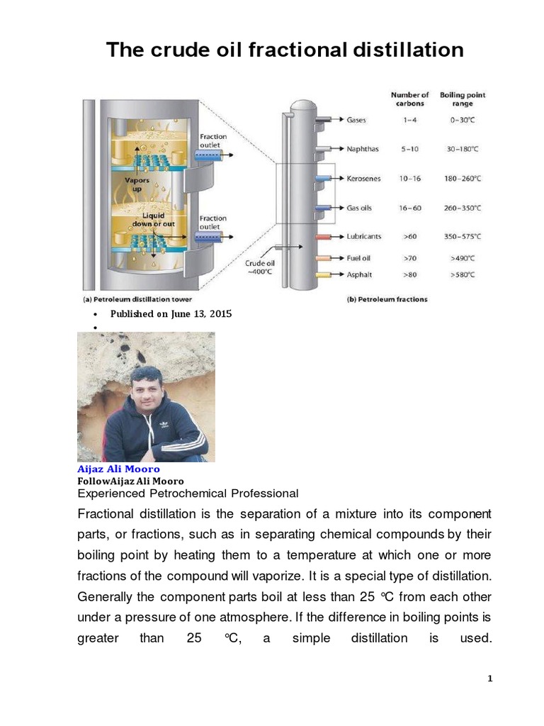Fractional Destilation | PDF | Distillation | Chemical Process Engineering