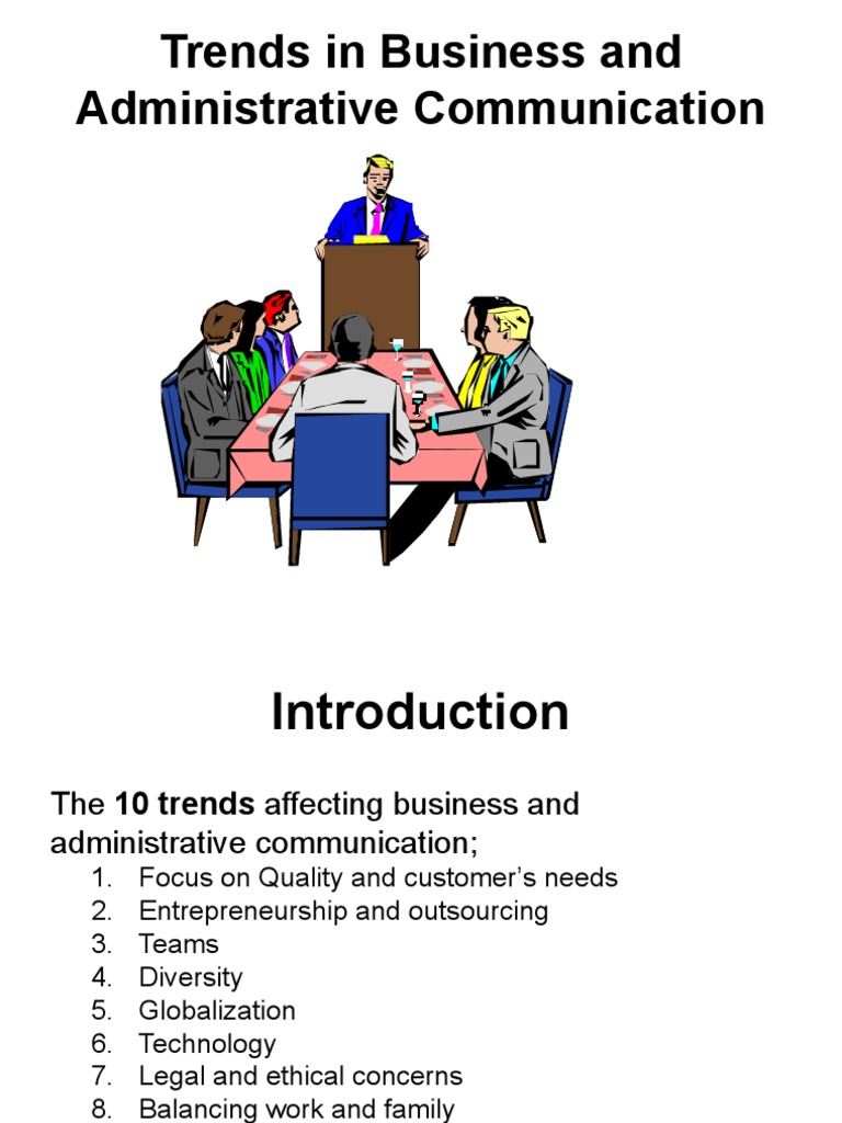 Trends in Business and Administrative Communication | PDF ...