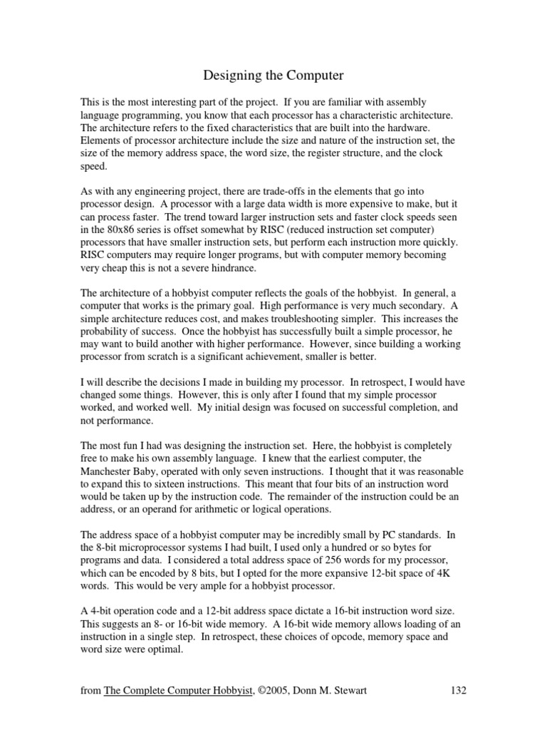 Cpu Design PDF | PDF