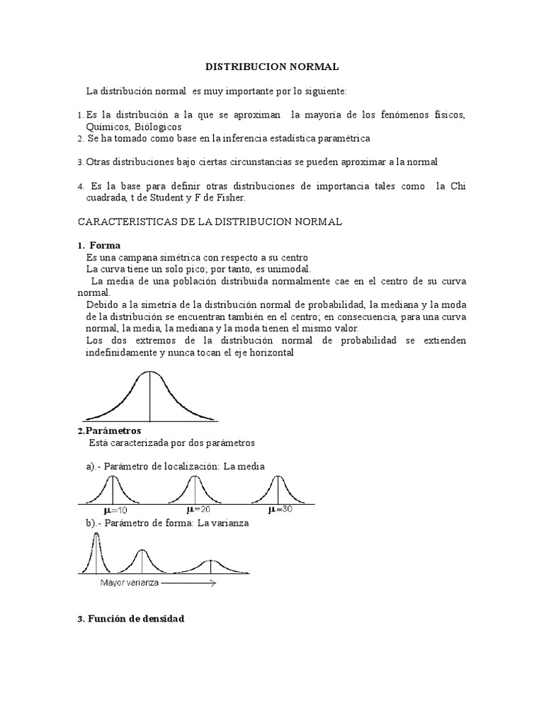 3 Distribucion Normal | PDF | Muestreo (Estadísticas) | Distribución normal
