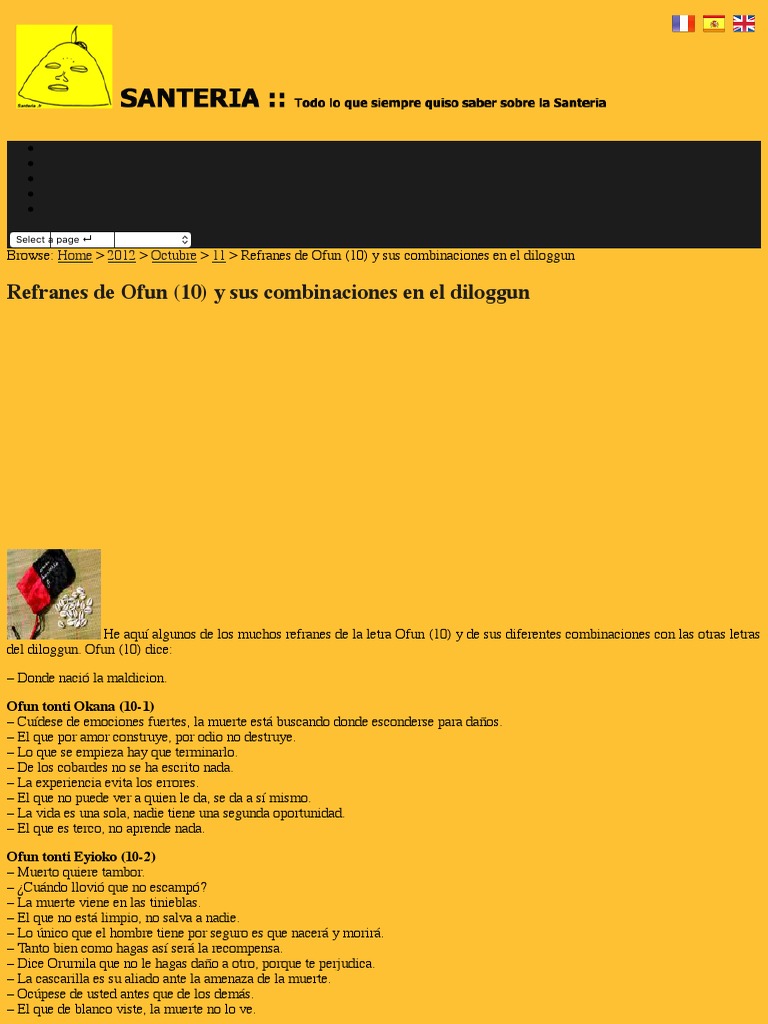 10 Ofun | PDF | Religión y creencia | Naturaleza