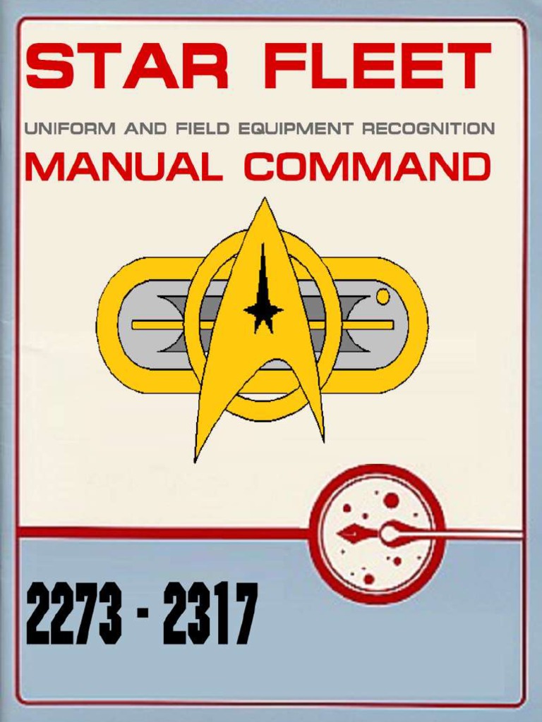 Starfleet Uniform Recognition Manual Command Dept by Michael Taylor1134 ...
