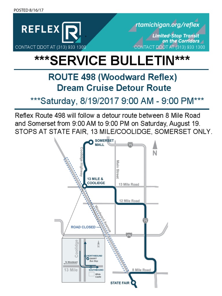 Route 498 Detour Alert | PDF