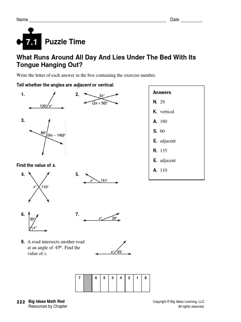 Find Your Big Ideas Math Red Answer Key | Get The Solutions You Need