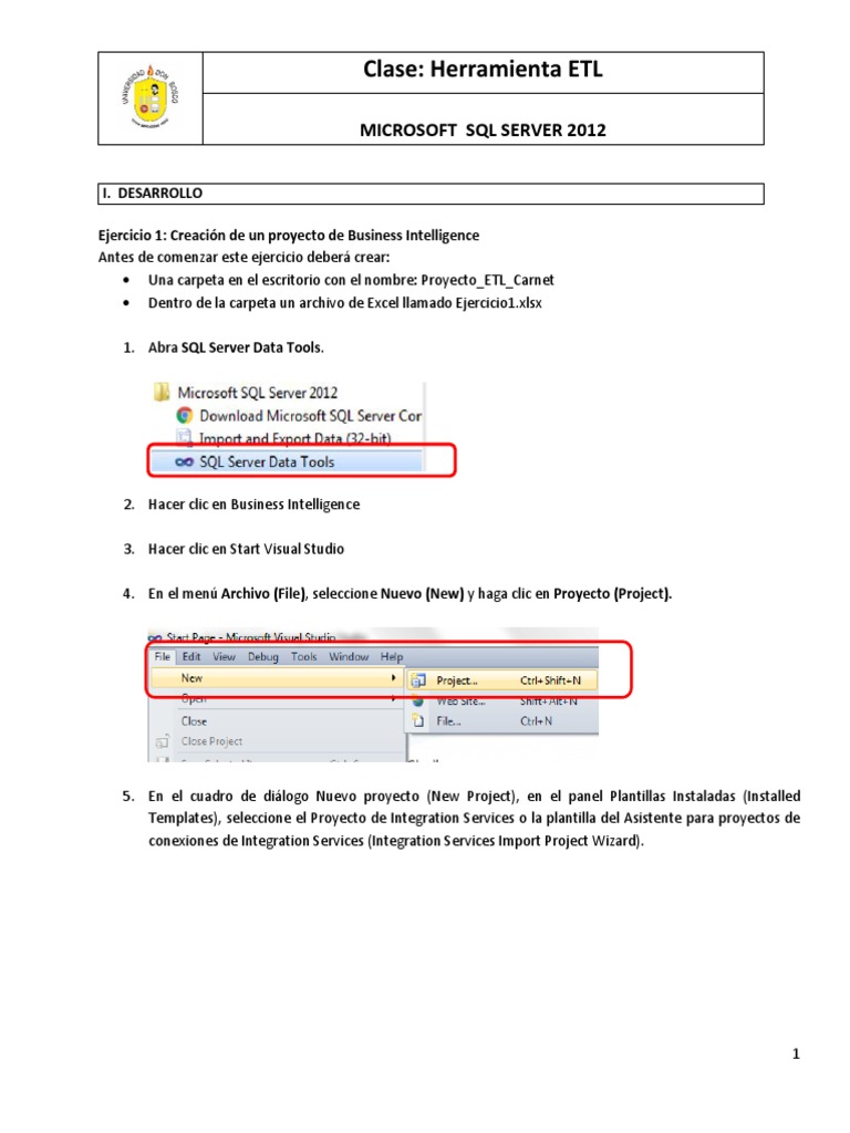 Herramienta Etl Sqlserver Pdf Servidor Sql De Microsoft Microsoft Excel 