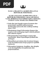 Teks Panca Prasetya Korpri | PDF
