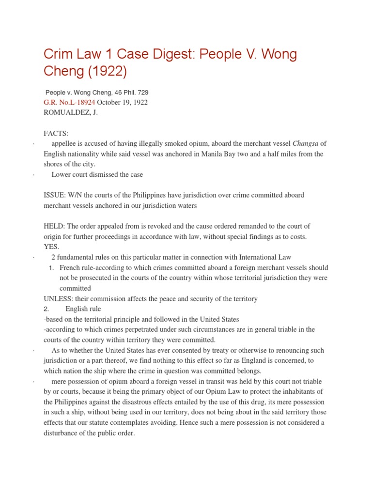 Case Digest | Intention (Criminal Law) | Crimes