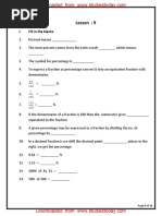 CBSE Class 5 Mathematics Worksheet - Profit and Loss | PDF