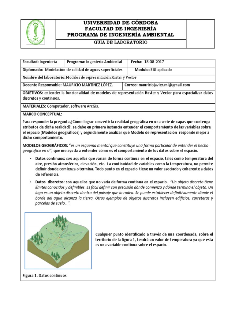 Modelos Geográficos en SIG | PDF | Sistema de información geográfica ...