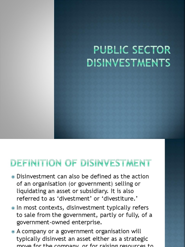 An Overview of Disinvestment in India: Types, Methods, Objectives and ...
