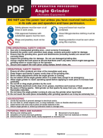 Sop Concrete Mixer | PDF | Personal Protective Equipment | Nature