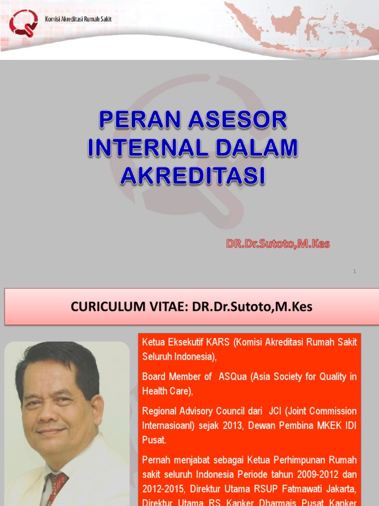 Peran Asesor Internal Dalam Akreditasi | PDF