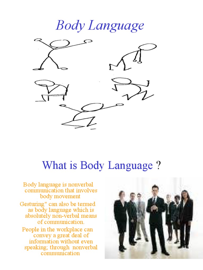 Body Language | Download Free PDF | Body Language | Language Orthographies