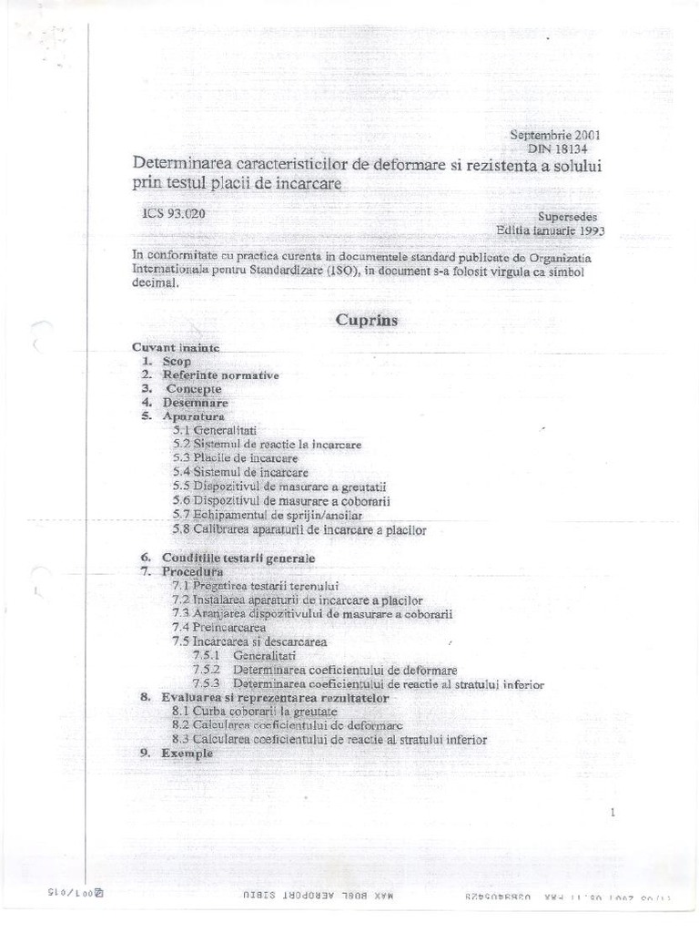 Din 18134 2001 PDF | PDF