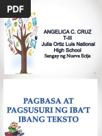 Pagbasa Melc | PDF