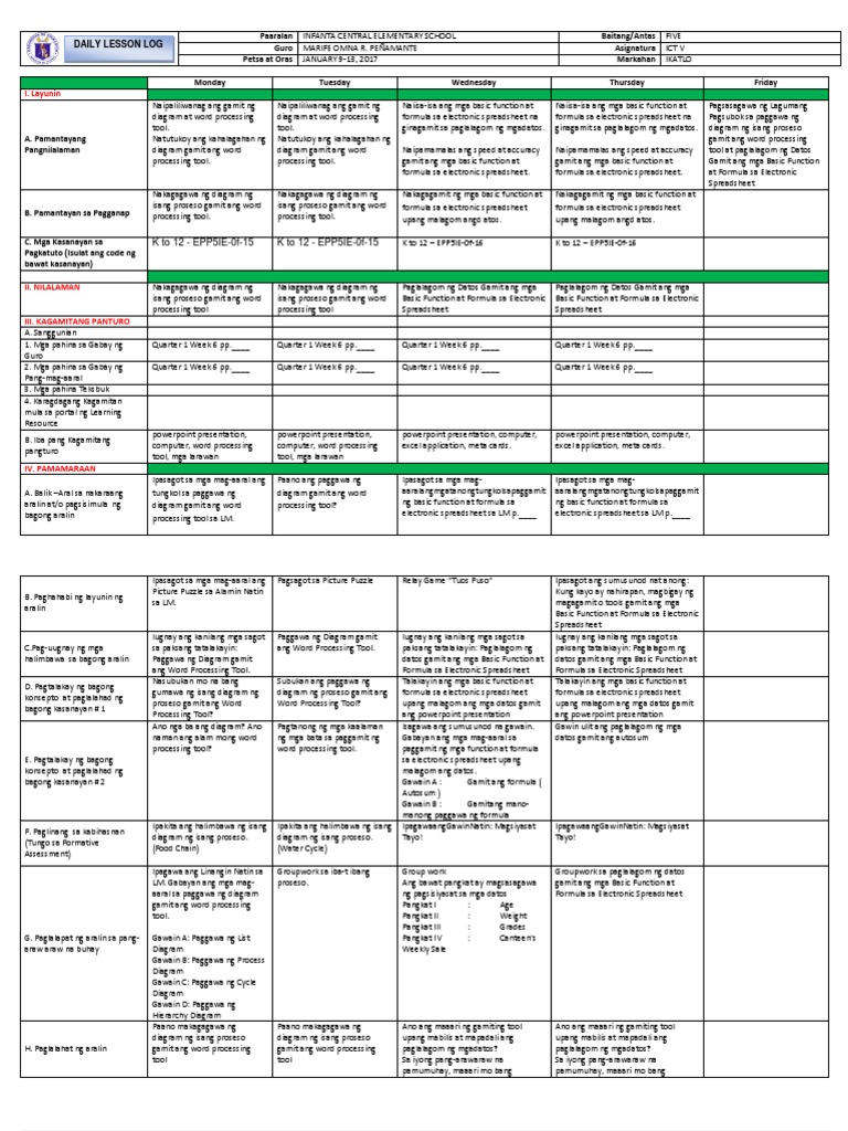 DLL Ict Week 6 3RD | PDF
